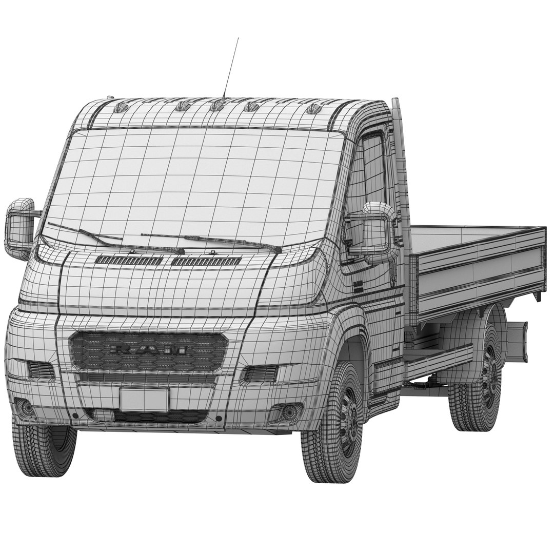 RAM PROMASTER Chassis Cab 3D Model - TurboSquid 1806718
