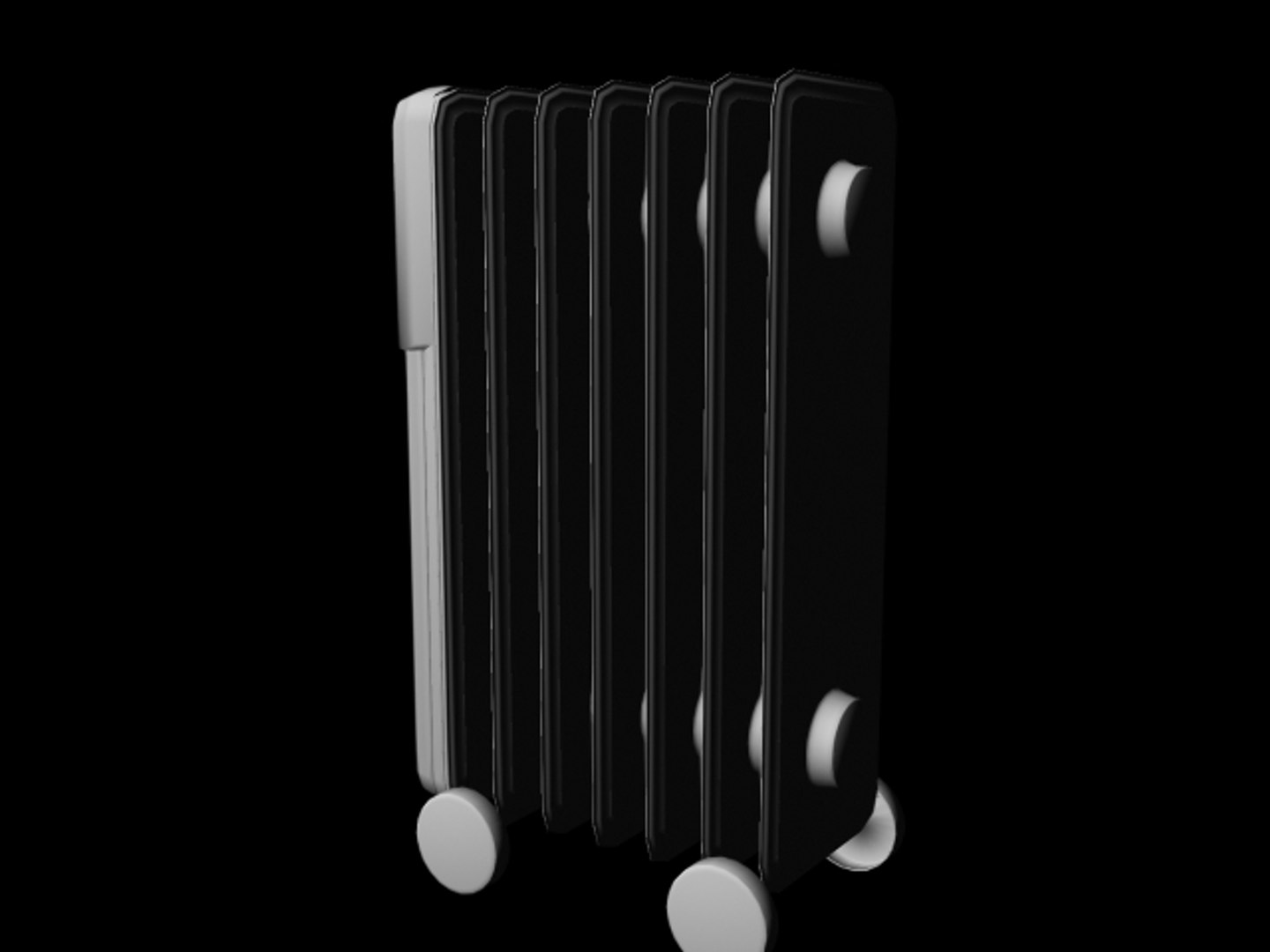 3d model radiator heater