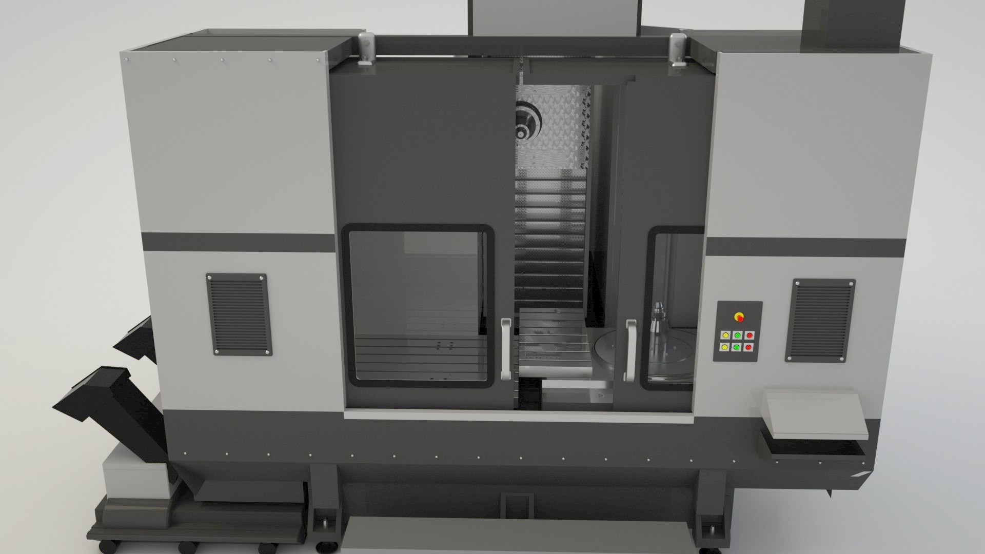 3D CNC Milling Machine Model - TurboSquid 1913718