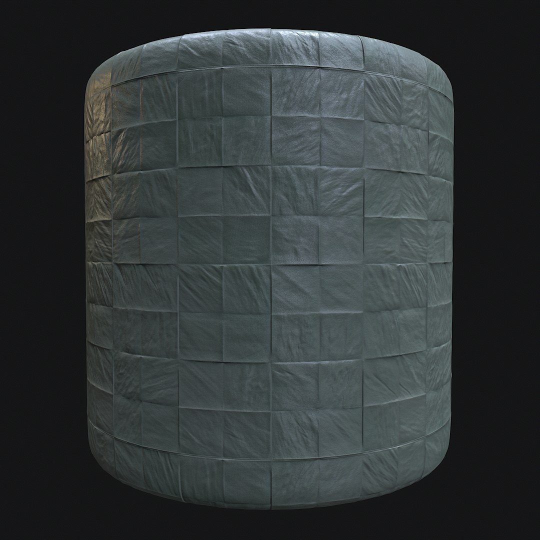 Teal Gray Tarpaulin Sheet 4x4m Game Ready 3D Model - TurboSquid 2517932