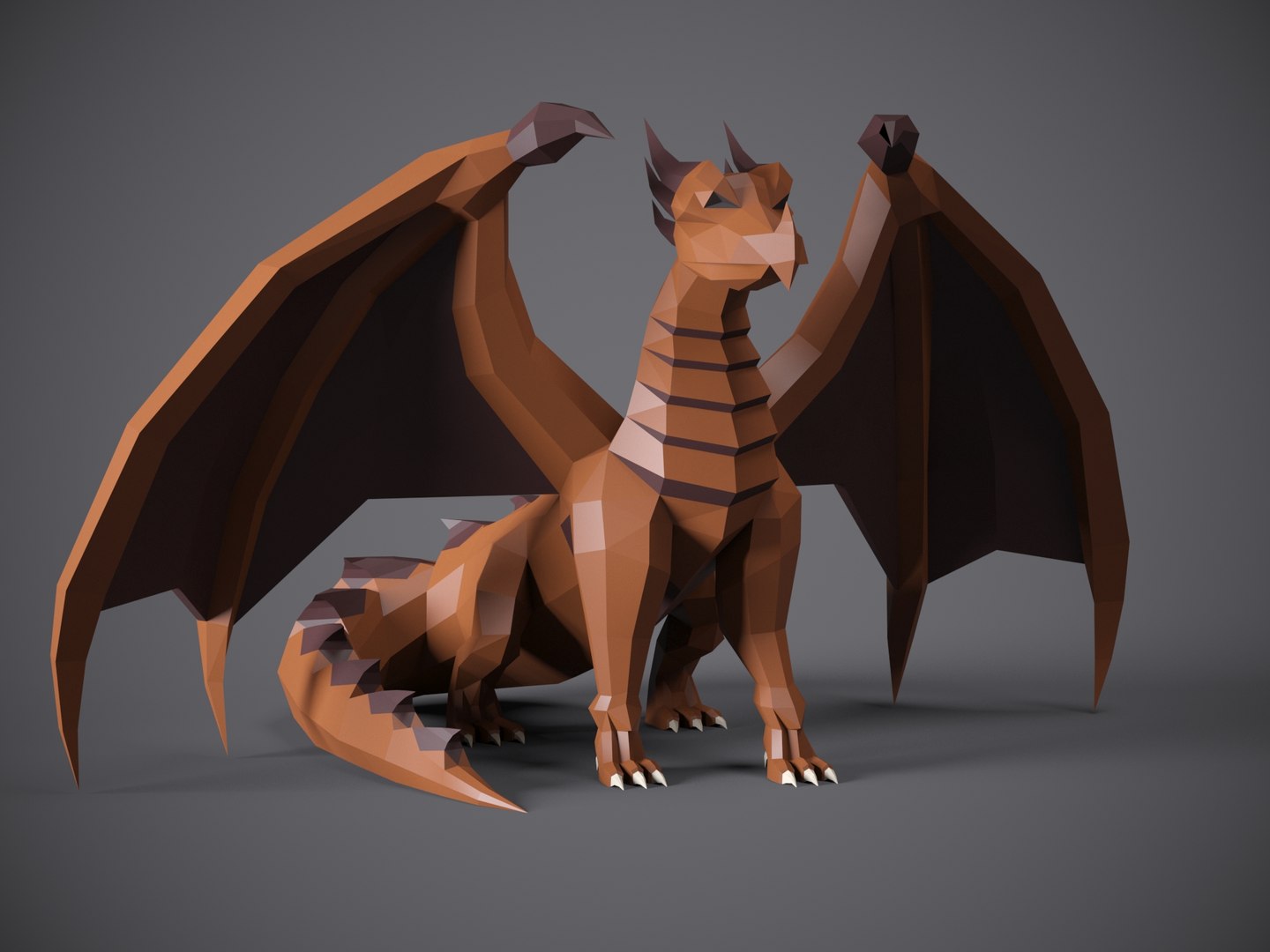 3D Dragon Model - TurboSquid 2348677