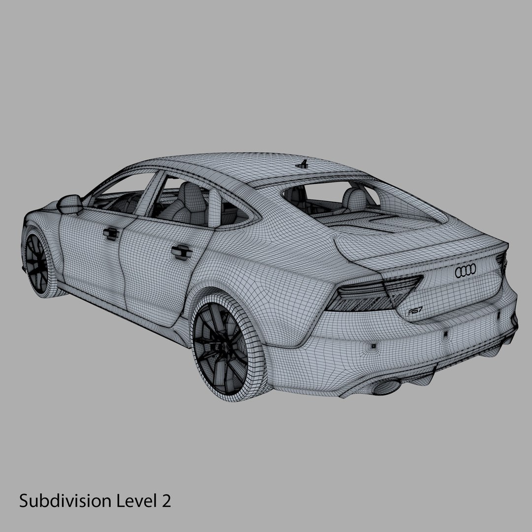 Audi Rs7 Sportback Performance 3d Model