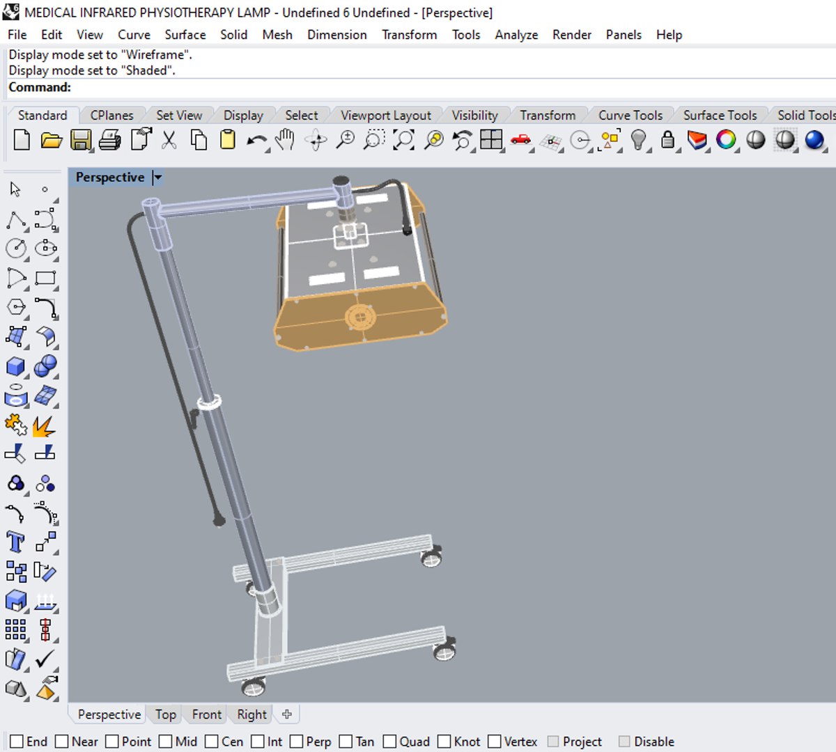 Infrared Lamps Model - TurboSquid 1466928