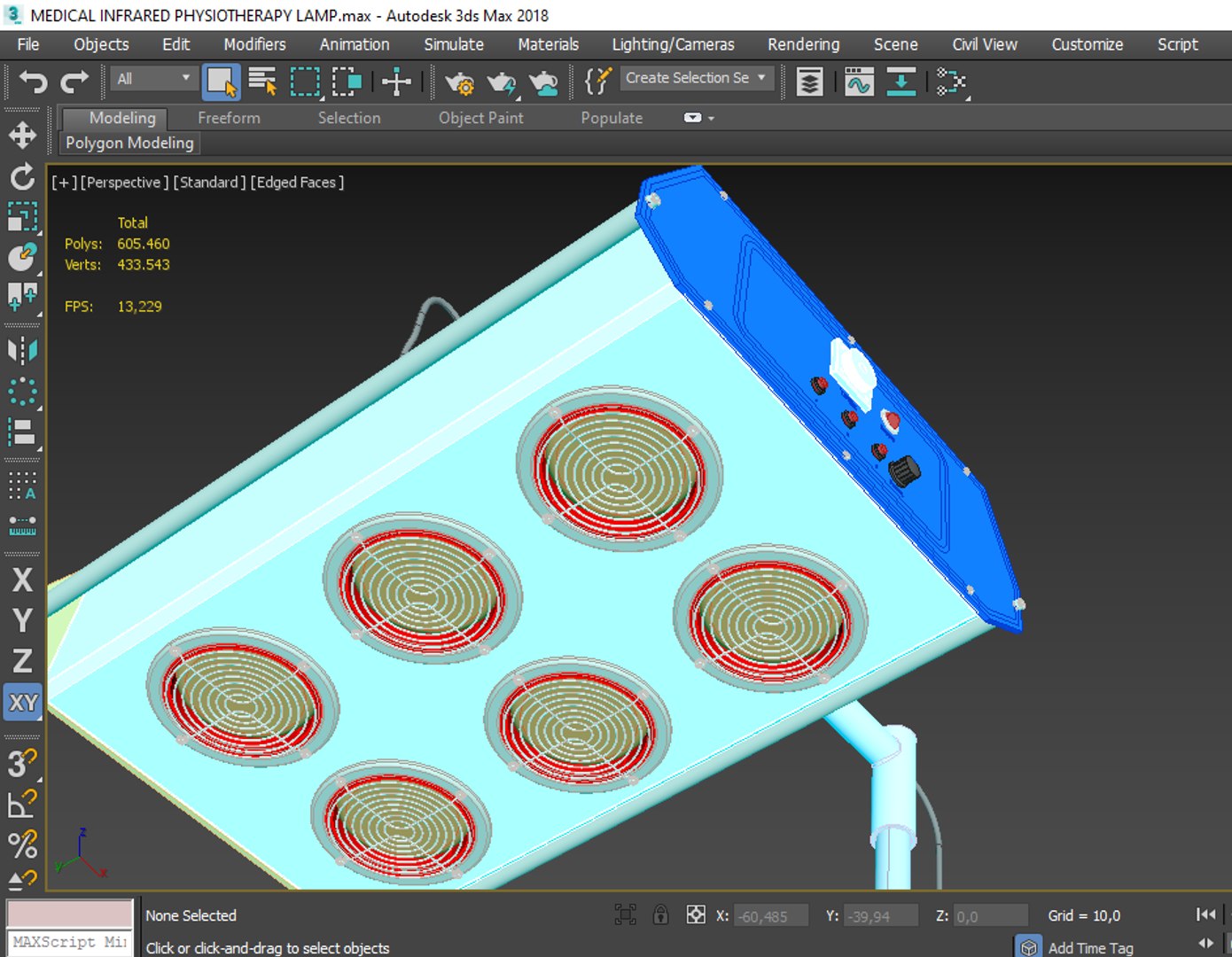 Infrared Lamps Model - TurboSquid 1466928