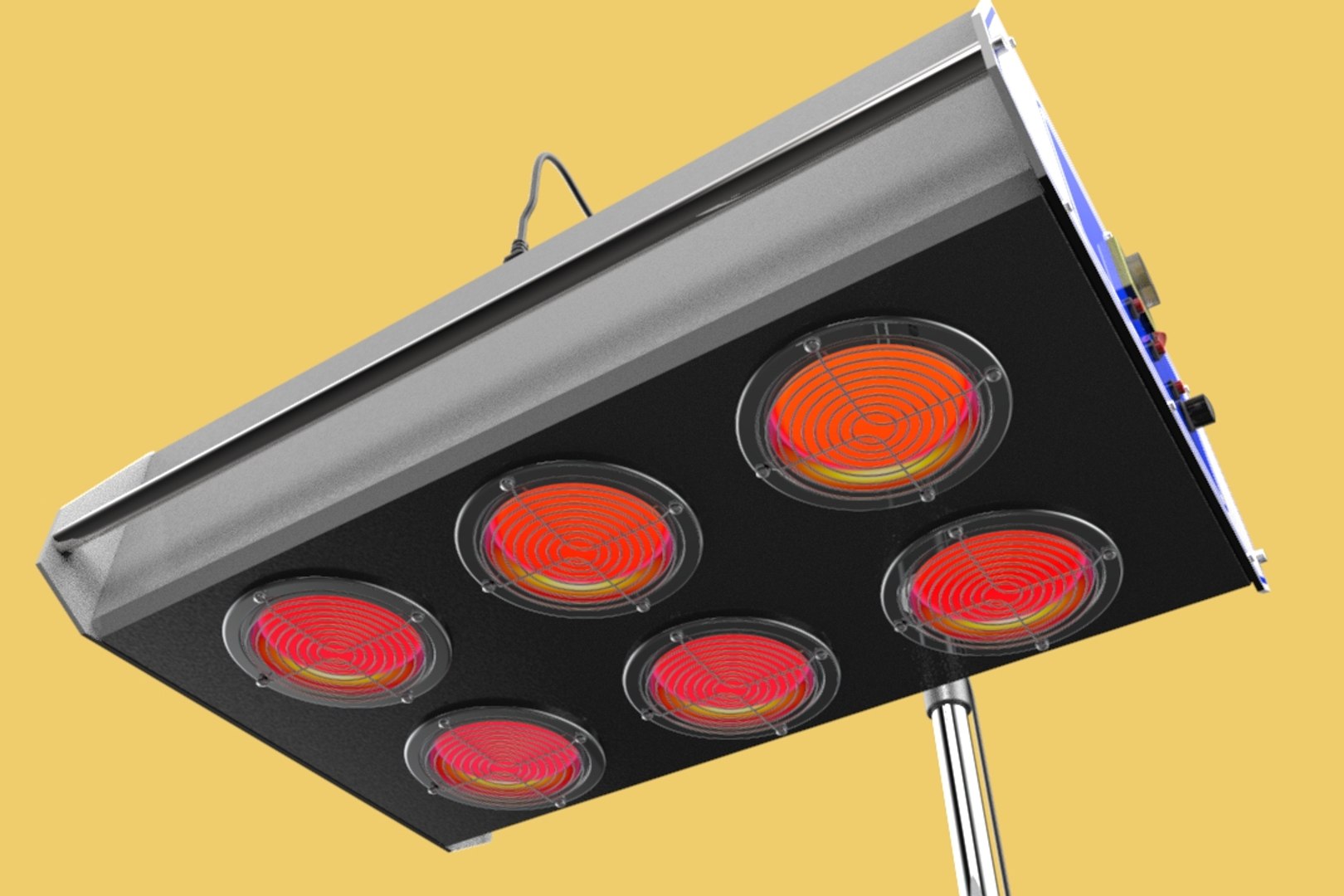 Infrared Lamps Model - TurboSquid 1466928