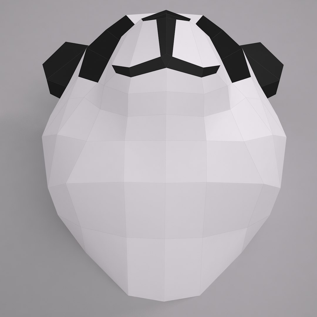 3d Model Paper Panda