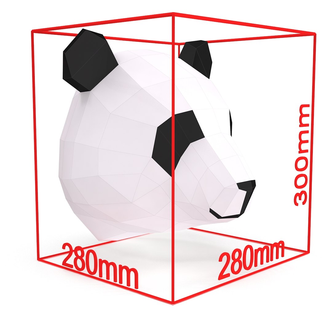 3d Model Paper Panda