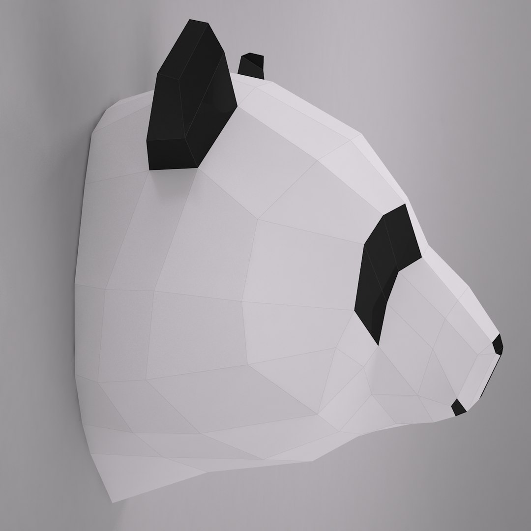 3d Model Paper Panda
