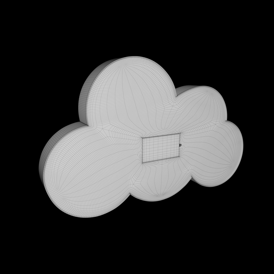 3D Model Cloud-shaped Nightlight - TurboSquid 2205610