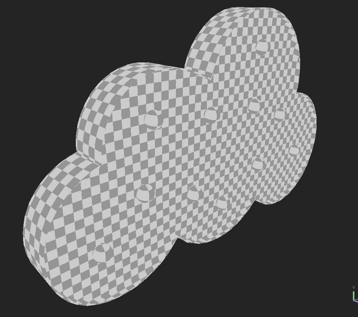 3D Model Cloud-shaped Nightlight - TurboSquid 2205610