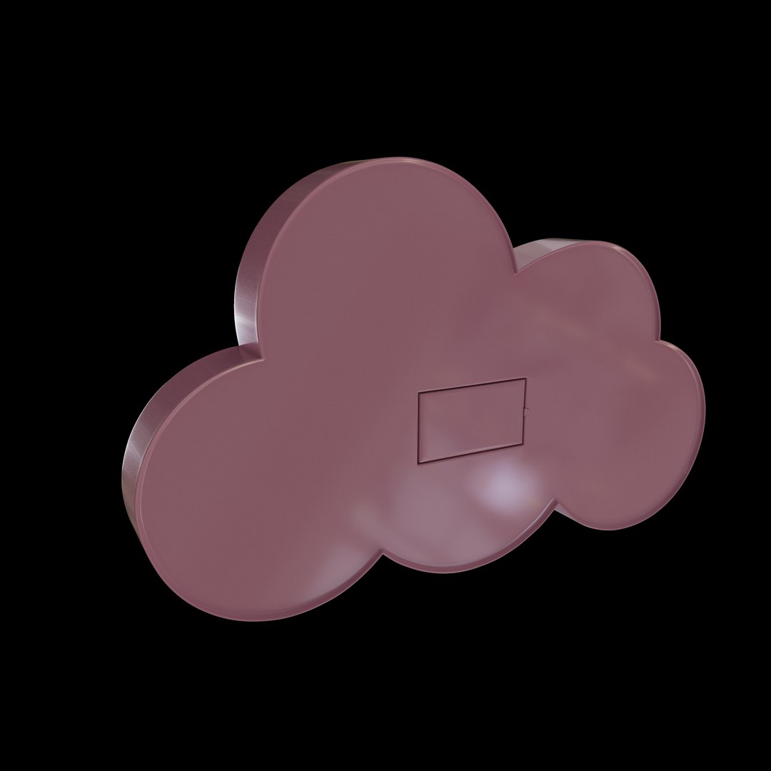 3D Model Cloud-shaped Nightlight - TurboSquid 2205610