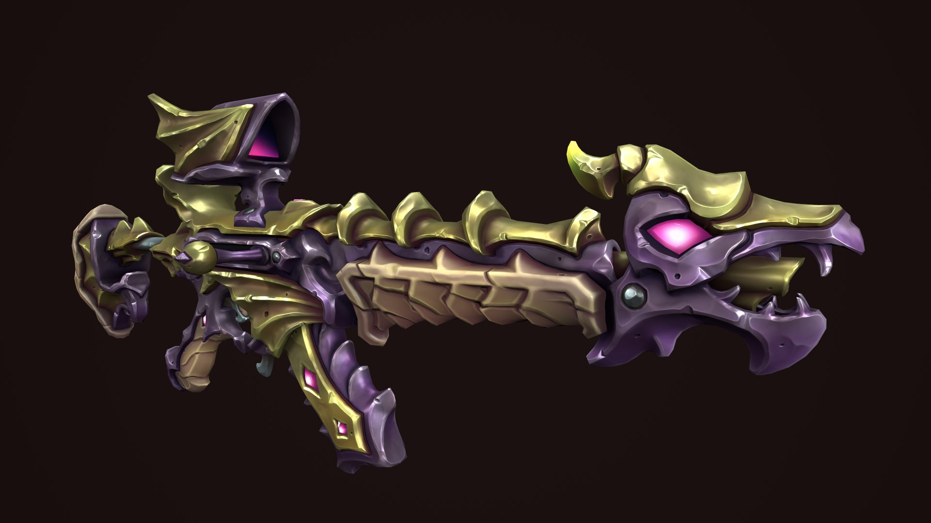 Temple Assault Rifle 3D Model - TurboSquid 2259755