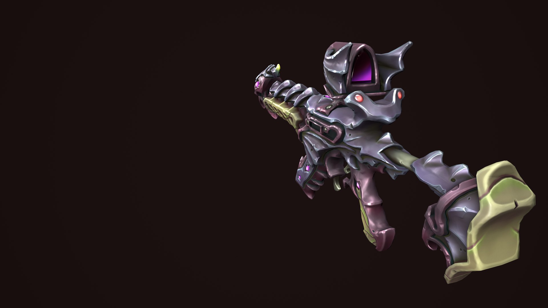 Temple Assault Rifle 3D Model - TurboSquid 2259755