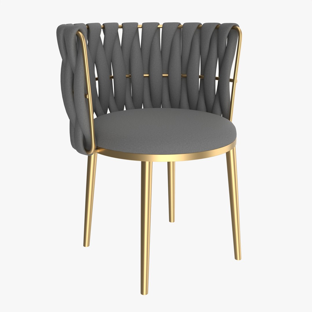 3D Modern Chair Upholstered 02 Model - TurboSquid 1935153