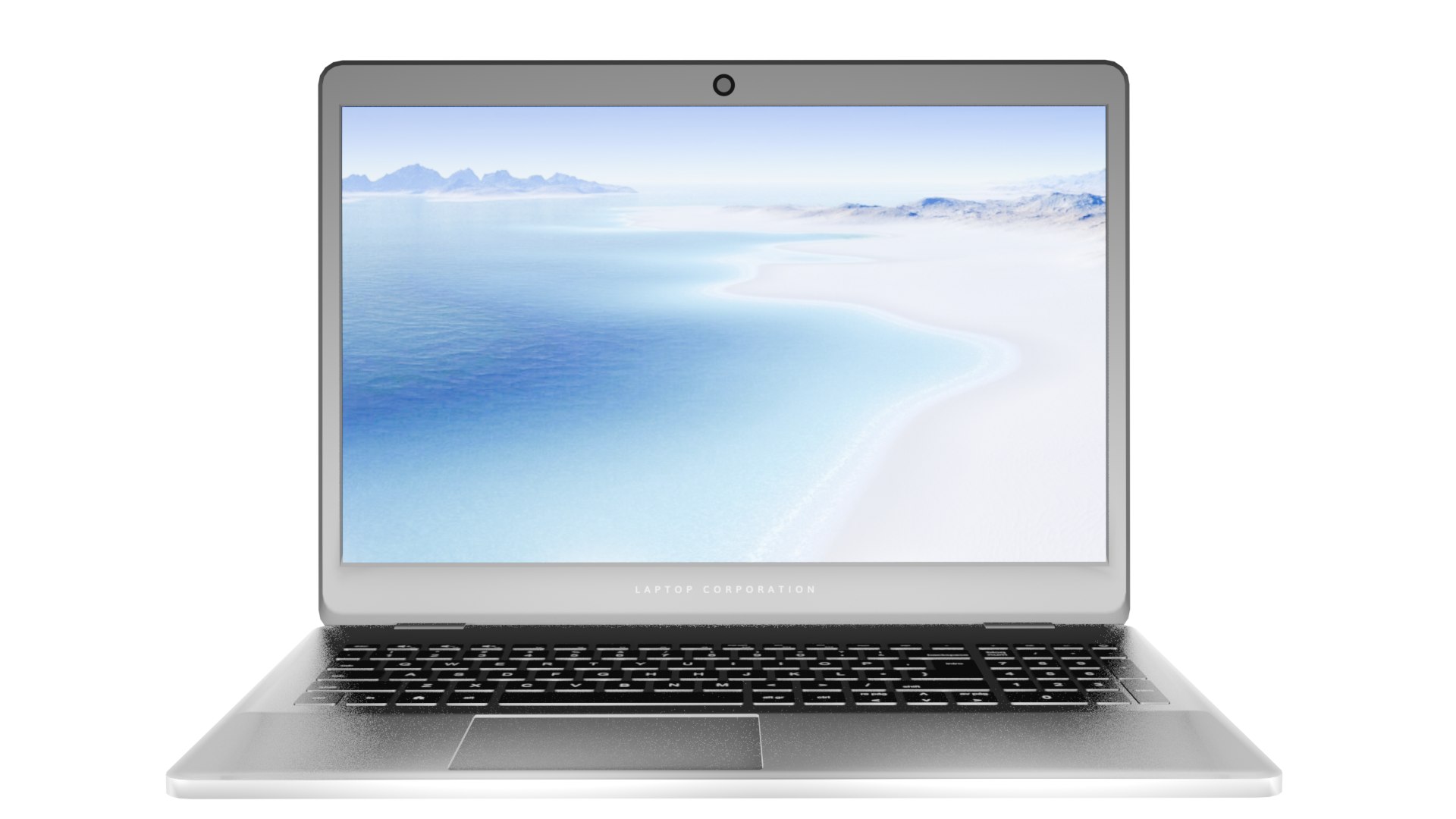 Silver Laptop Model 3D Model - TurboSquid 2288009