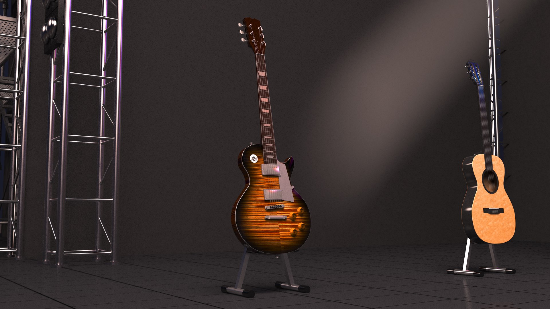 Concert scene 3D model - TurboSquid 1598484