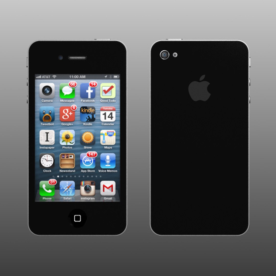 Iphone 4 3d Model
