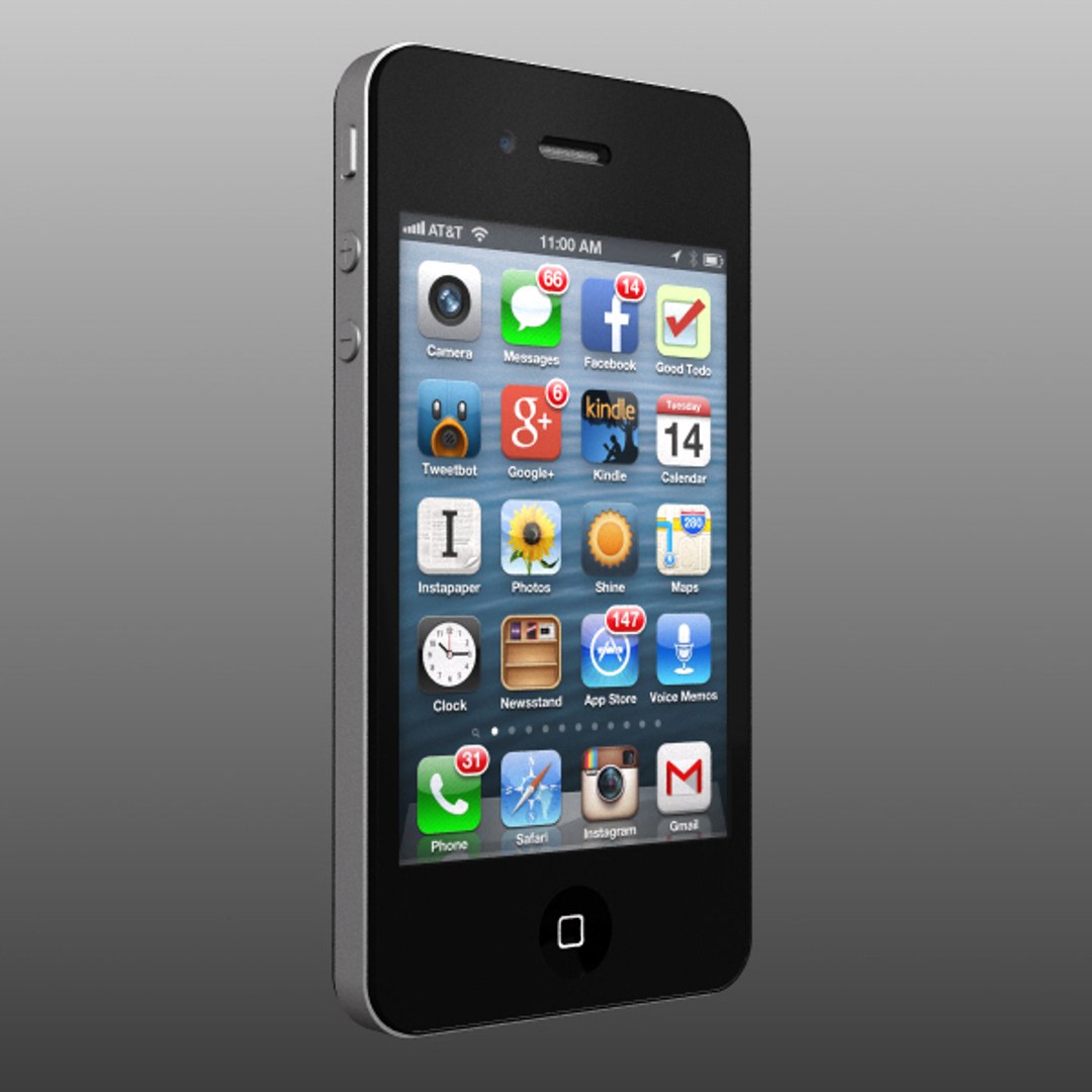 Iphone 4 3d Model
