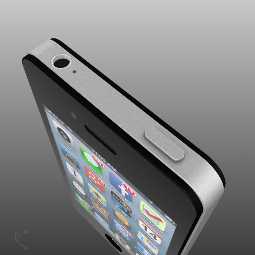 Iphone 4 3d Model