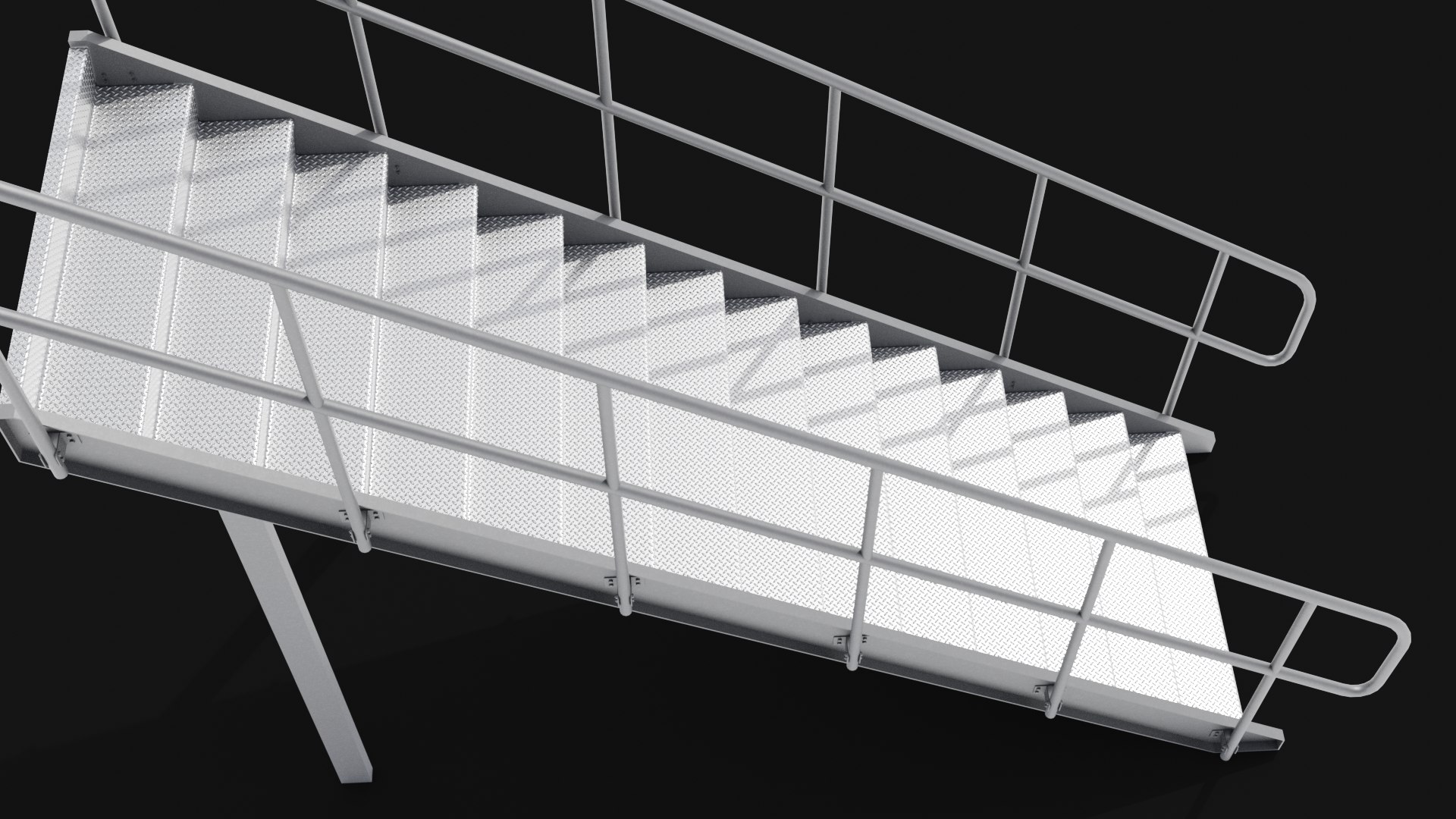 Metal Stairs 3D Model - TurboSquid 1788868