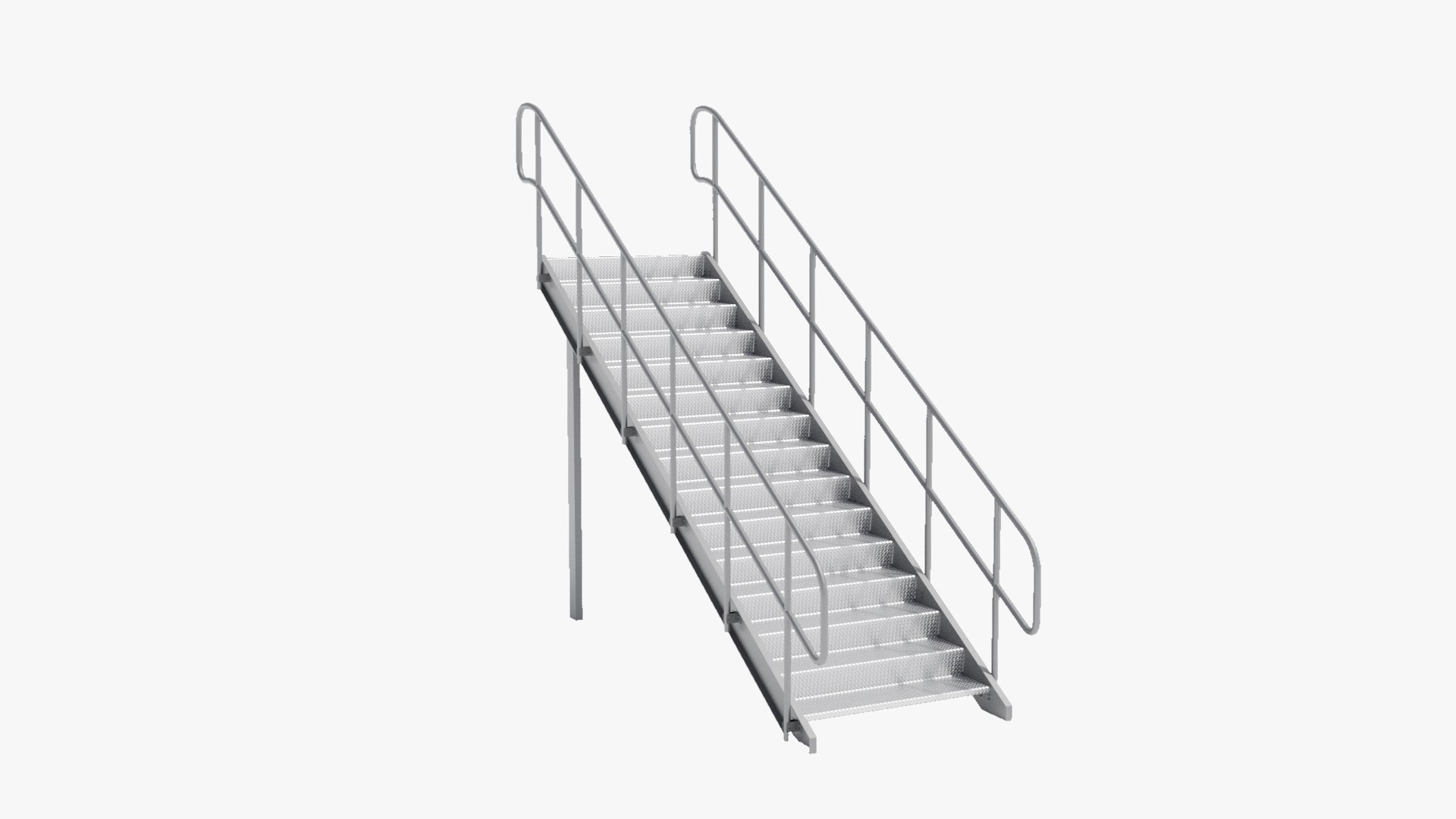 Metal Stairs 3D Model - TurboSquid 1788868