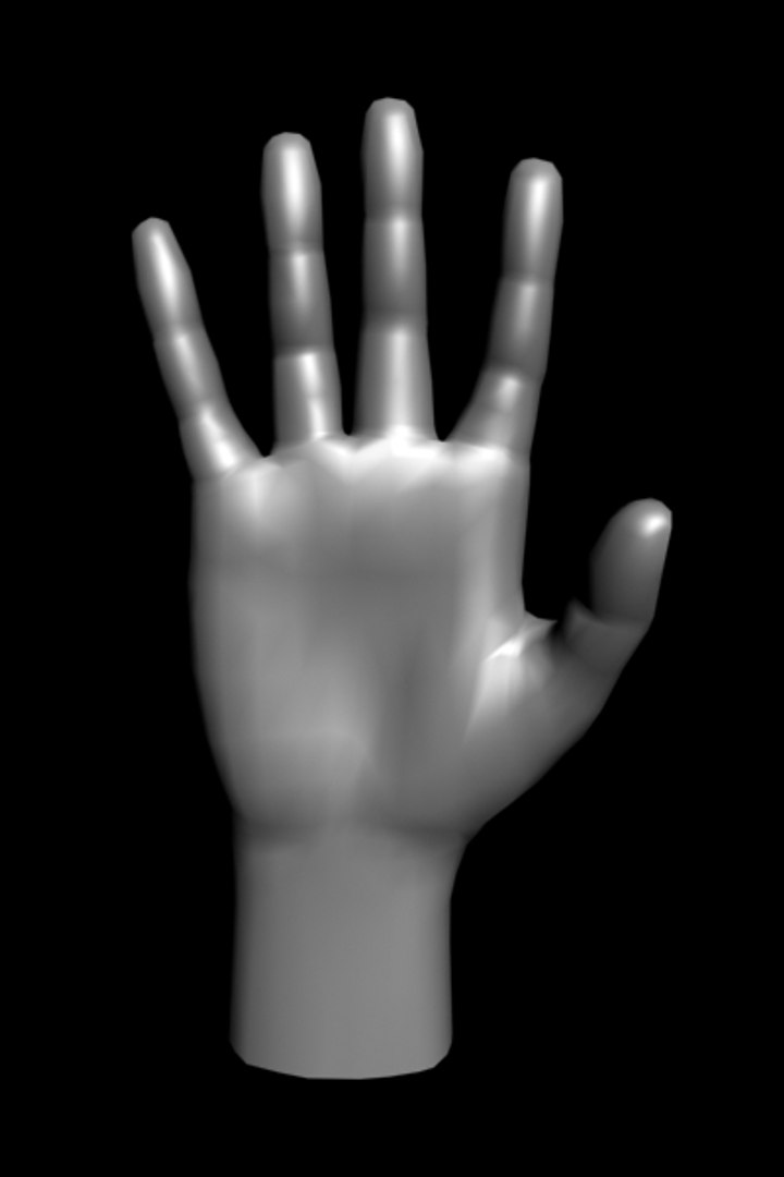 Hand 3d Max