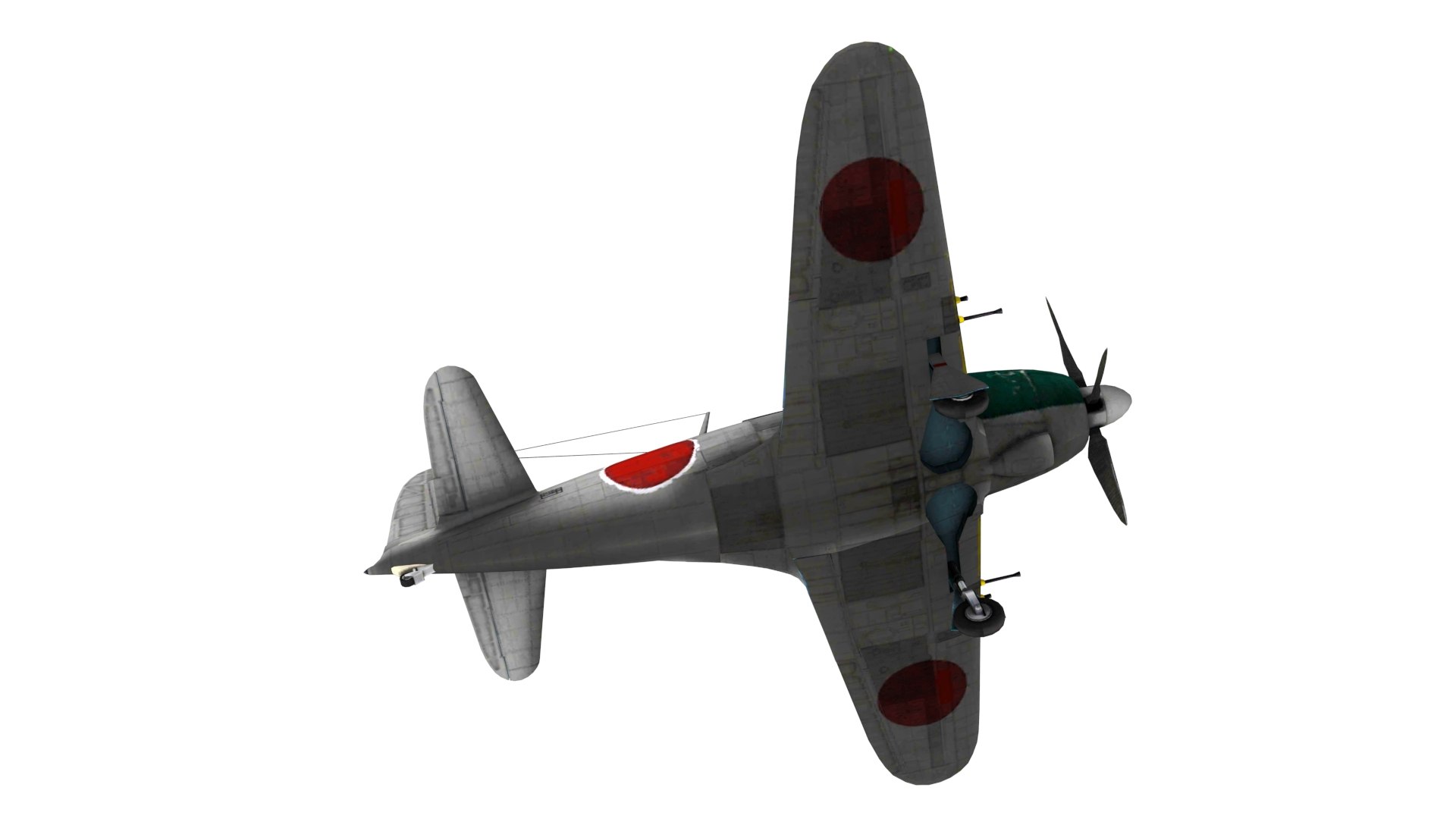 J2M5 Raida Aircraft Low-poly 3D model 3D model - TurboSquid 2160276