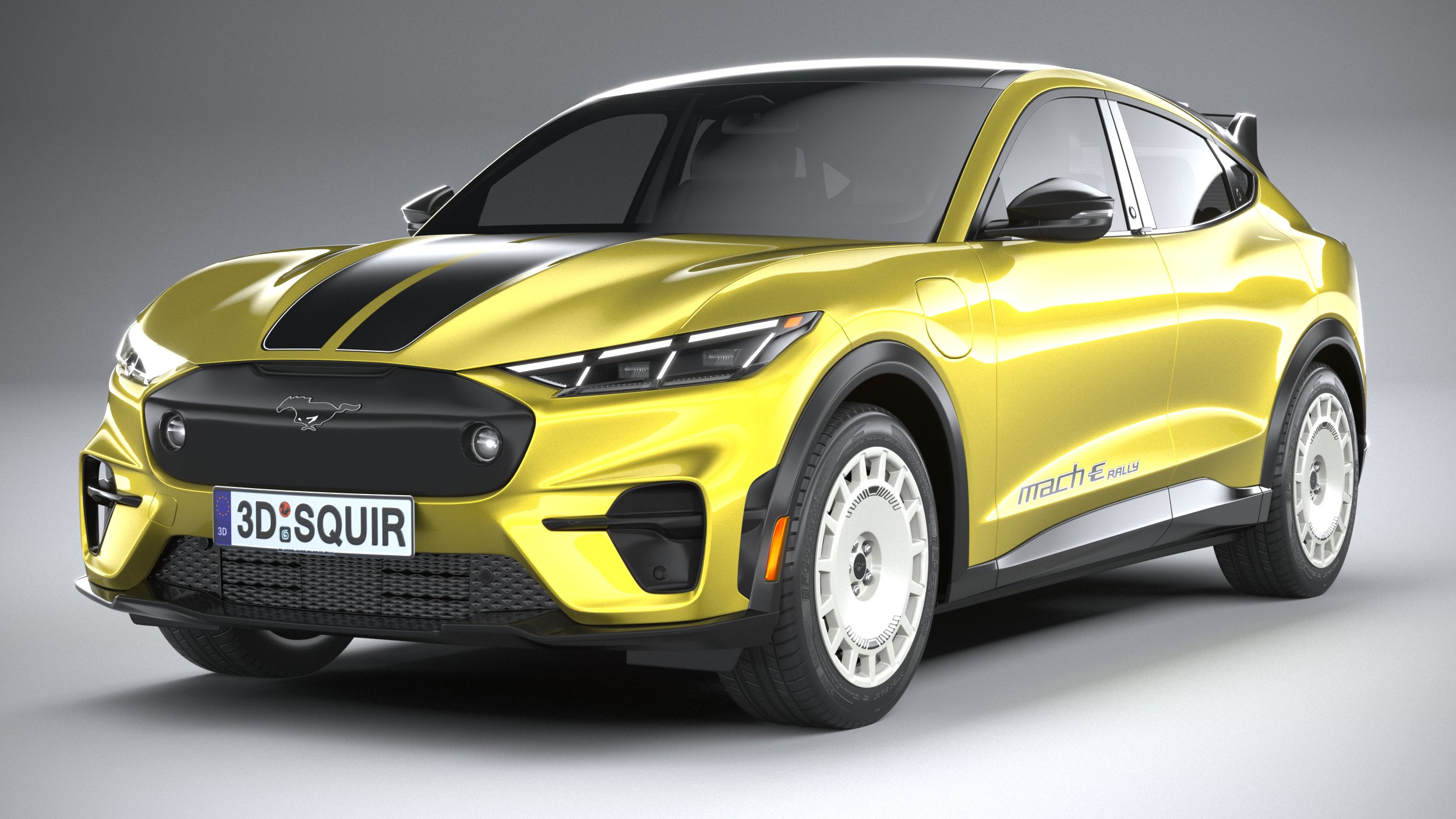modelo 3d Rally Ford Mustang Mach-E 2024 - TurboSquid 2132787