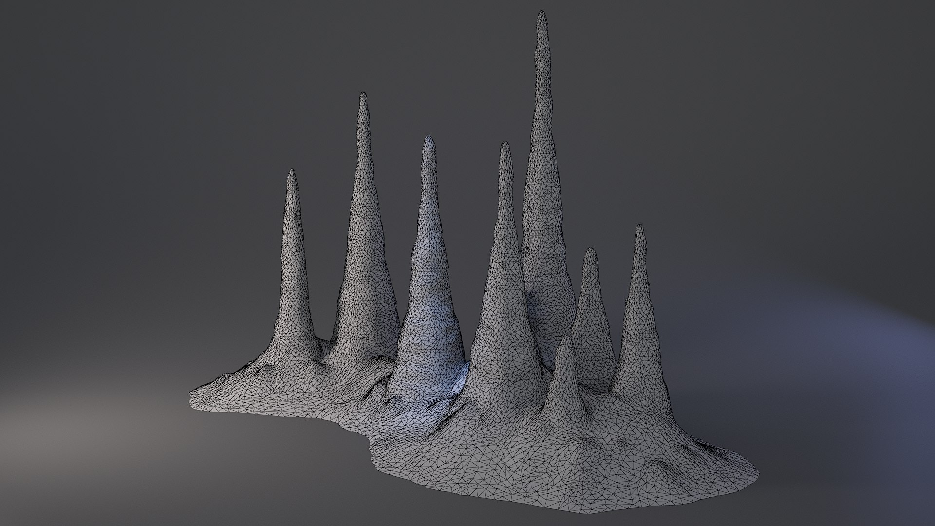 3D model Cave Stalagmites 08 PBR - TurboSquid 2021258