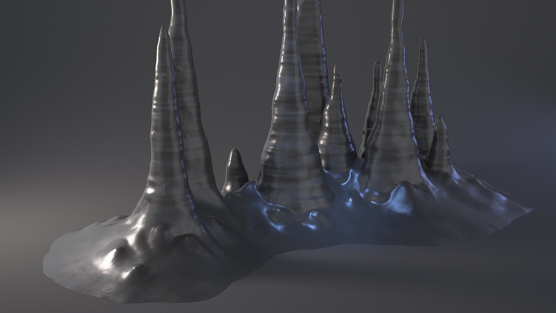 3D Model Cave Stalagmites 08 PBR - TurboSquid 2021258