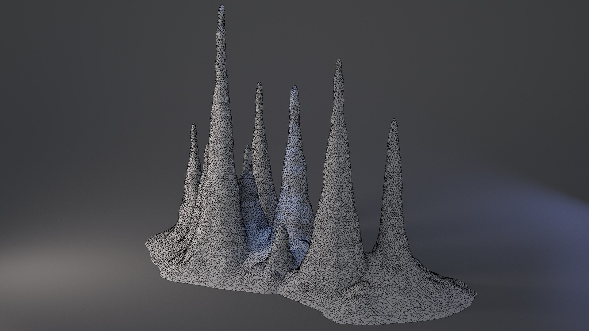 3D model Cave Stalagmites 08 PBR - TurboSquid 2021258