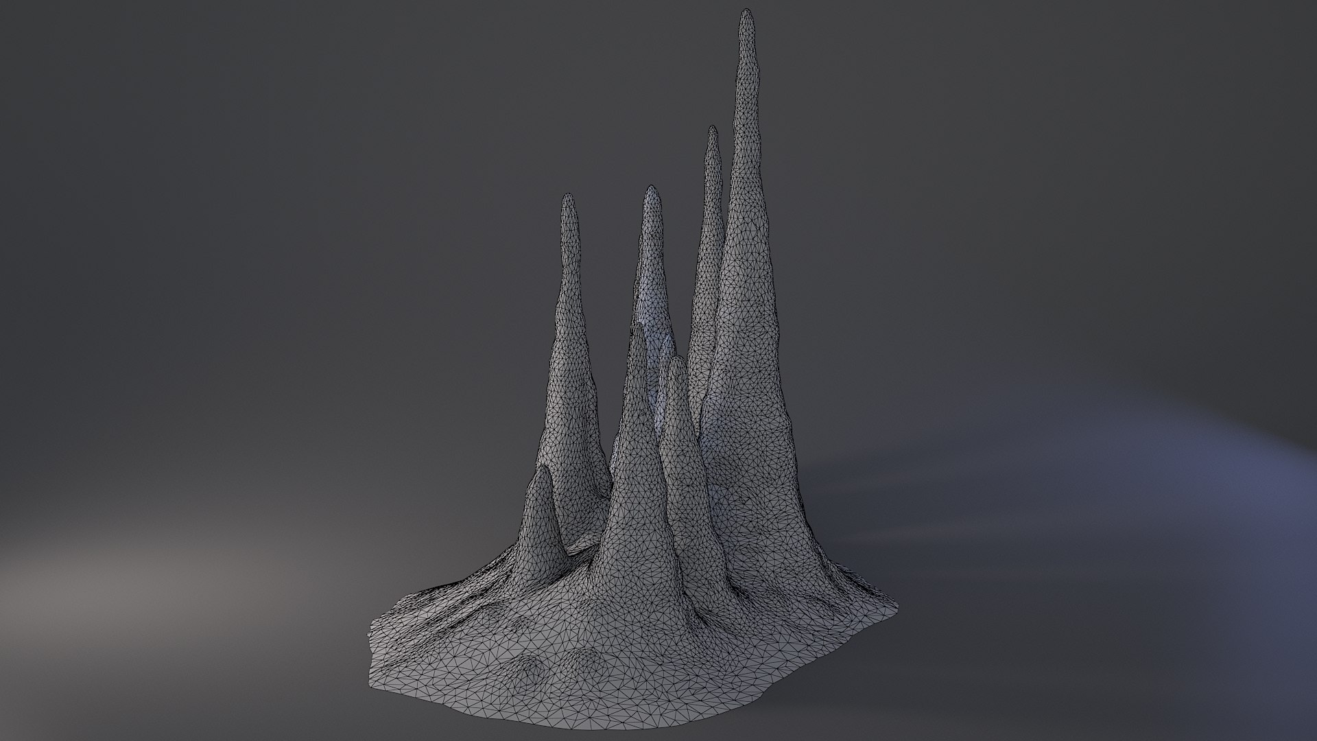 3D model Cave Stalagmites 08 PBR - TurboSquid 2021258