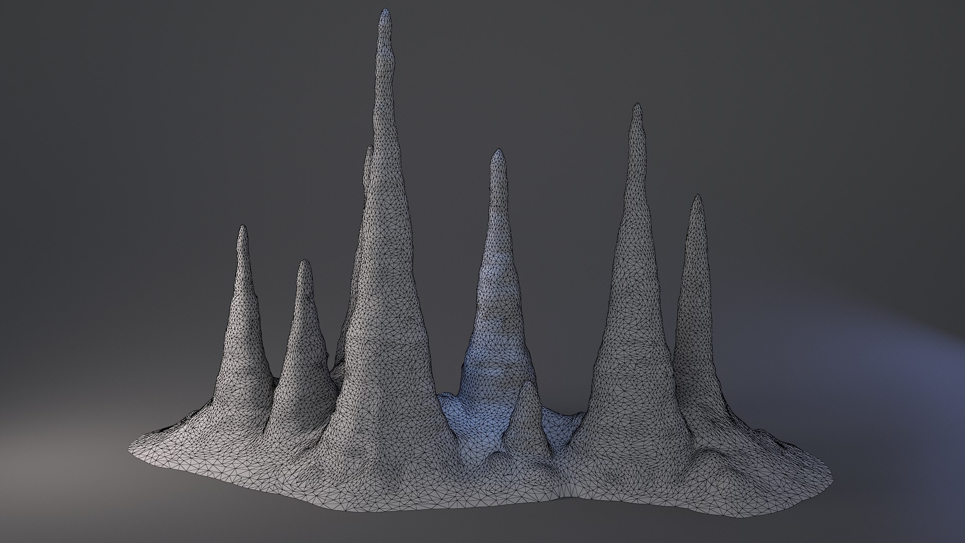 3D model Cave Stalagmites 08 PBR - TurboSquid 2021258