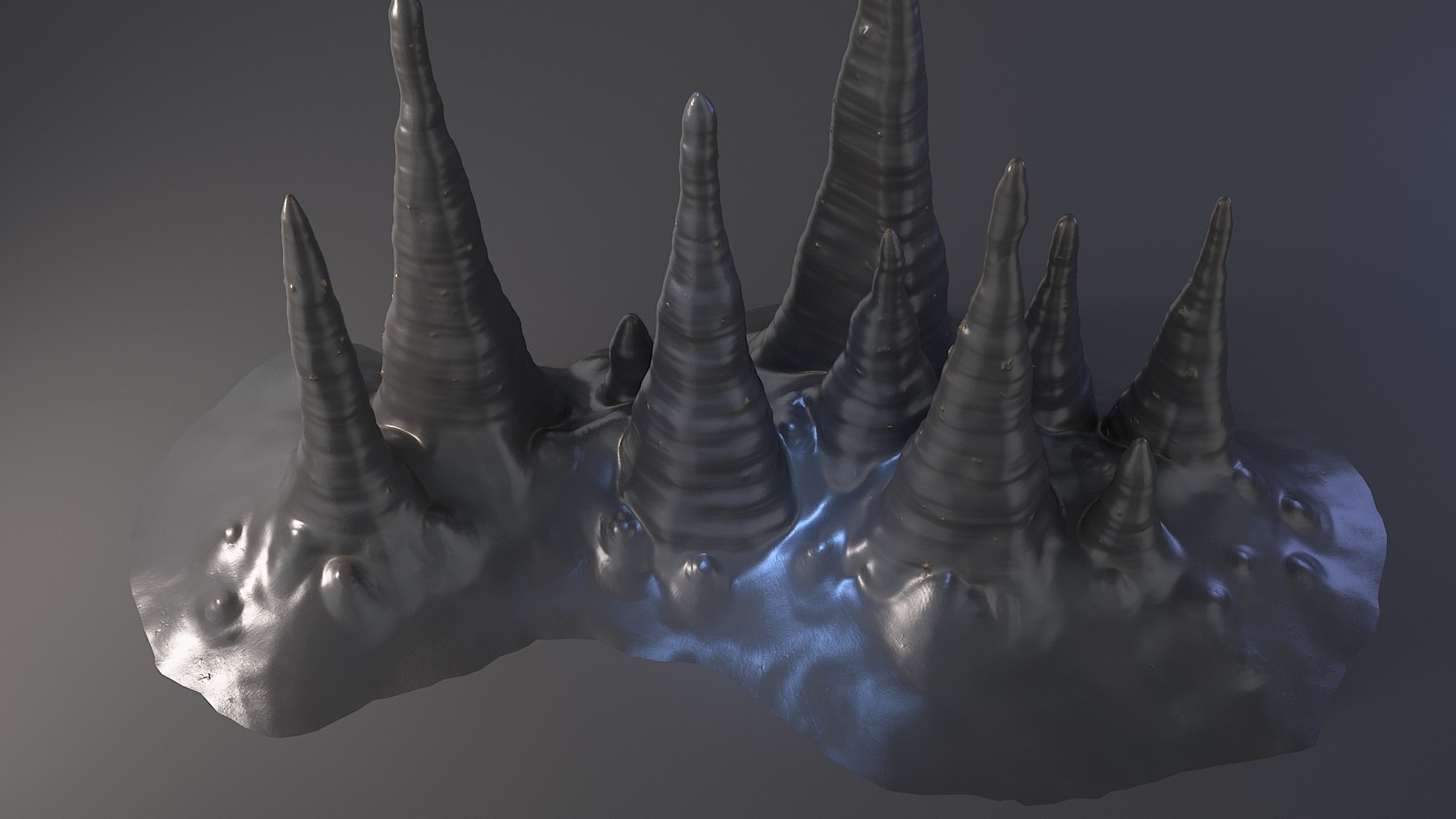 3D Model Cave Stalagmites 08 PBR - TurboSquid 2021258