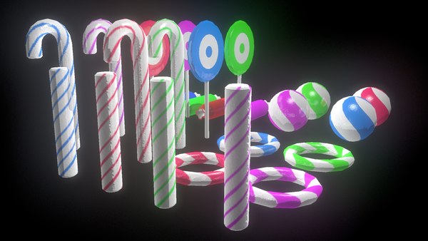 3D model candy sweets - TurboSquid 1670004