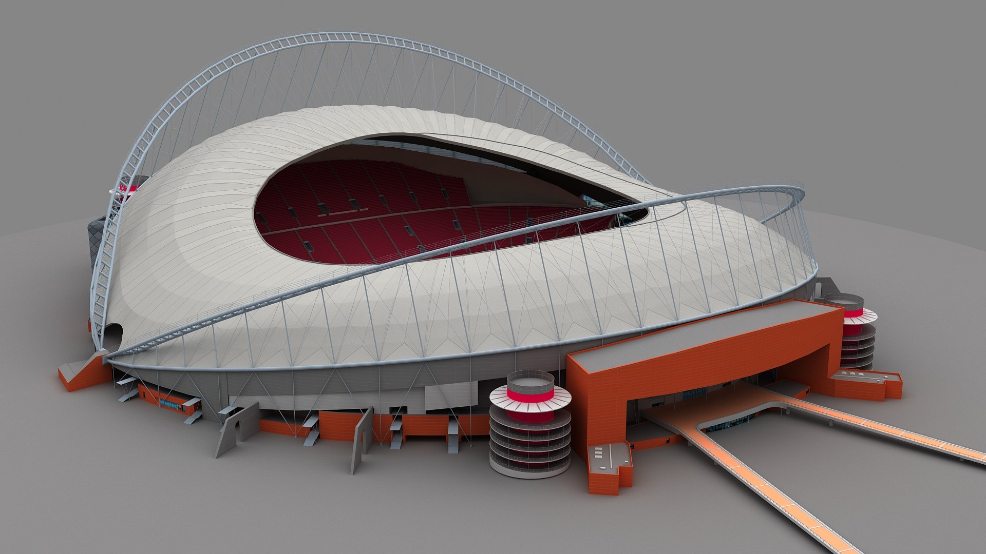 Qatar Stadiums 3D Model Collection 3D - TurboSquid 1979698
