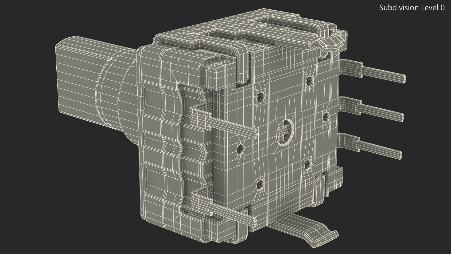 3D mini push button switch - TurboSquid 1671604