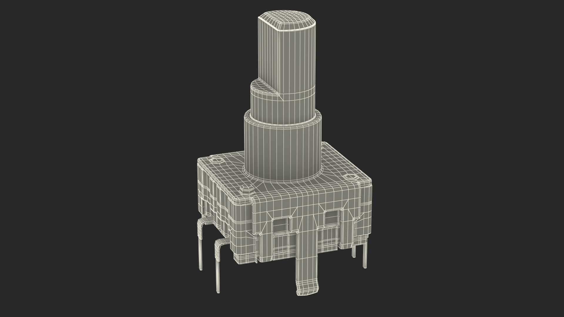 3D Mini Push Button Switch - TurboSquid 1671604