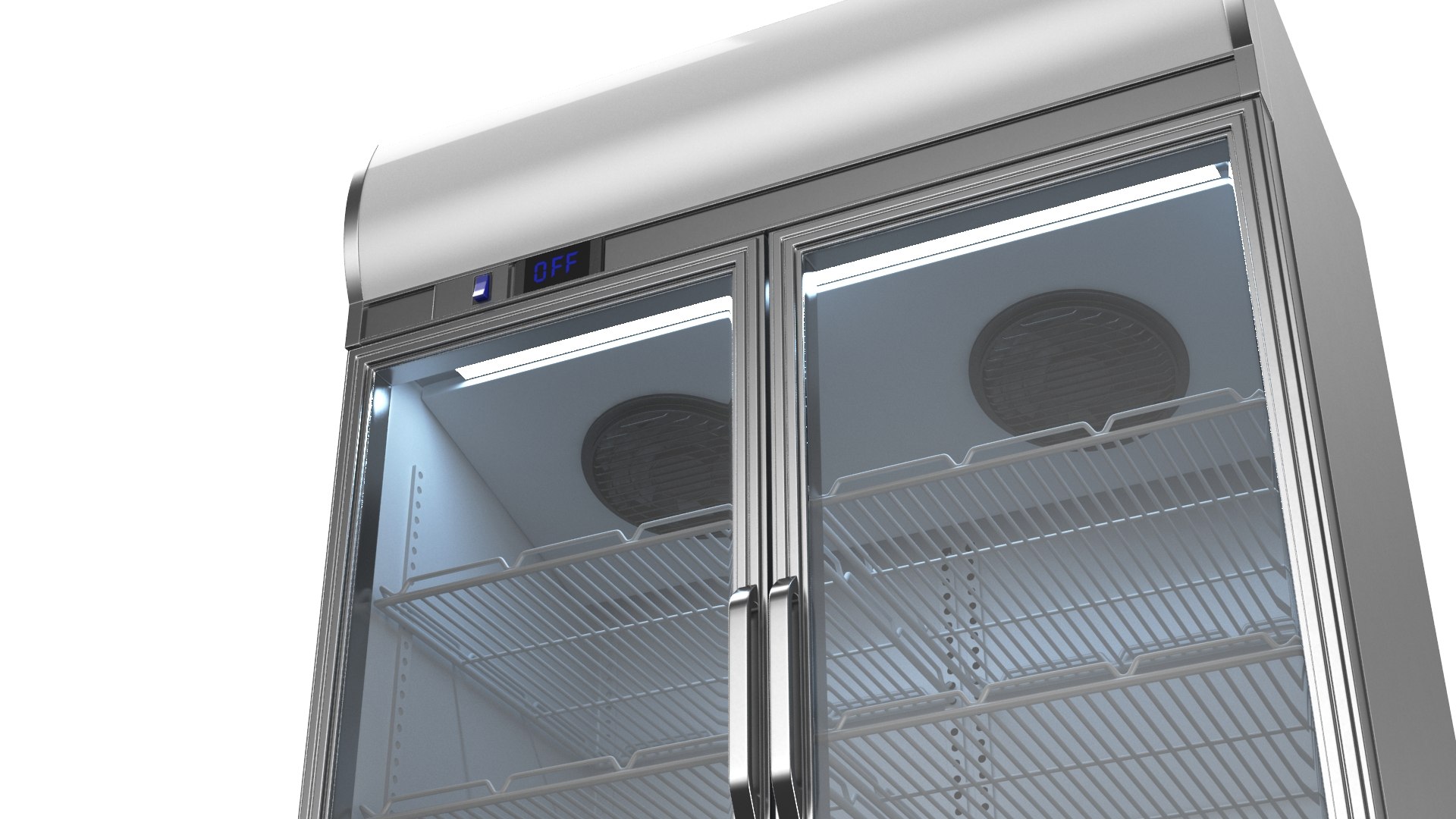 Two Detailed Commercial Fridges 3D Model - TurboSquid 2031405