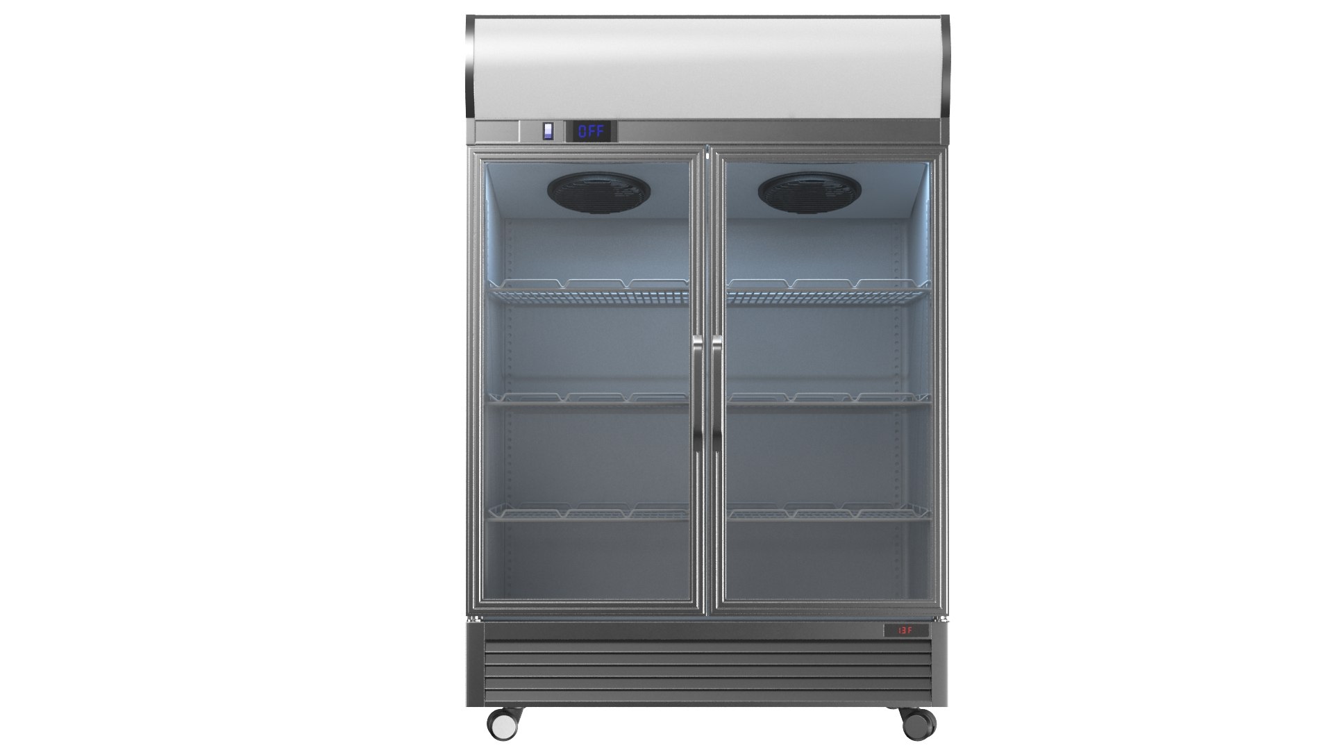 Two Detailed Commercial Fridges 3D Model - TurboSquid 2031405