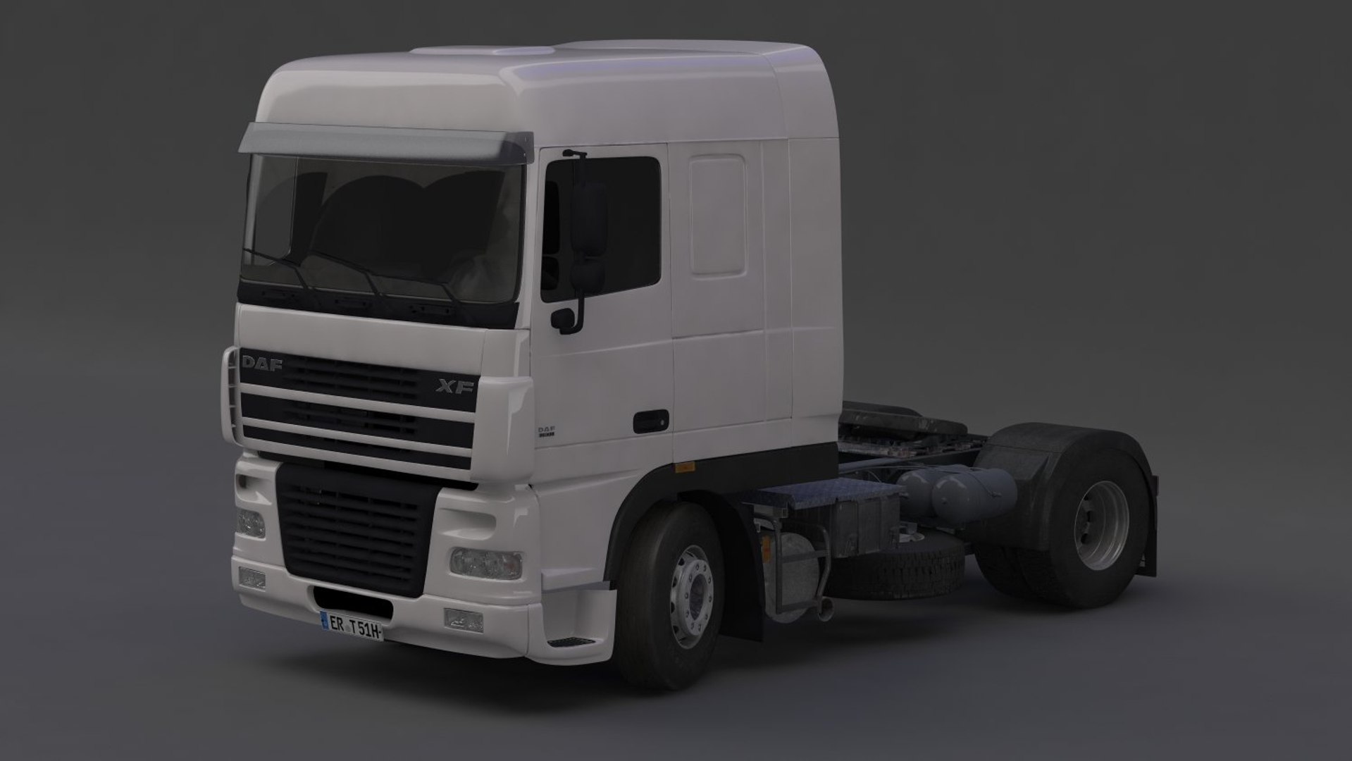 Daf Truck 3d Model
