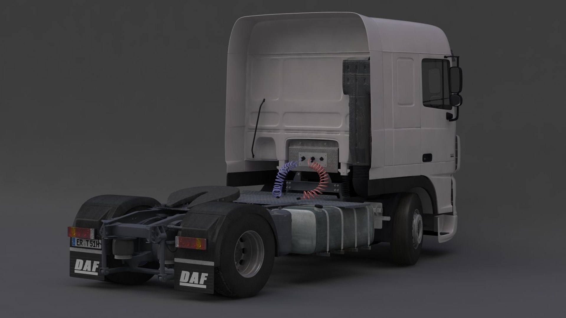 Daf Truck 3d Model
