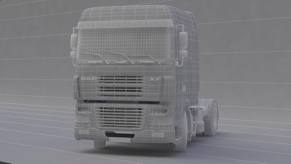 daf truck 3d model