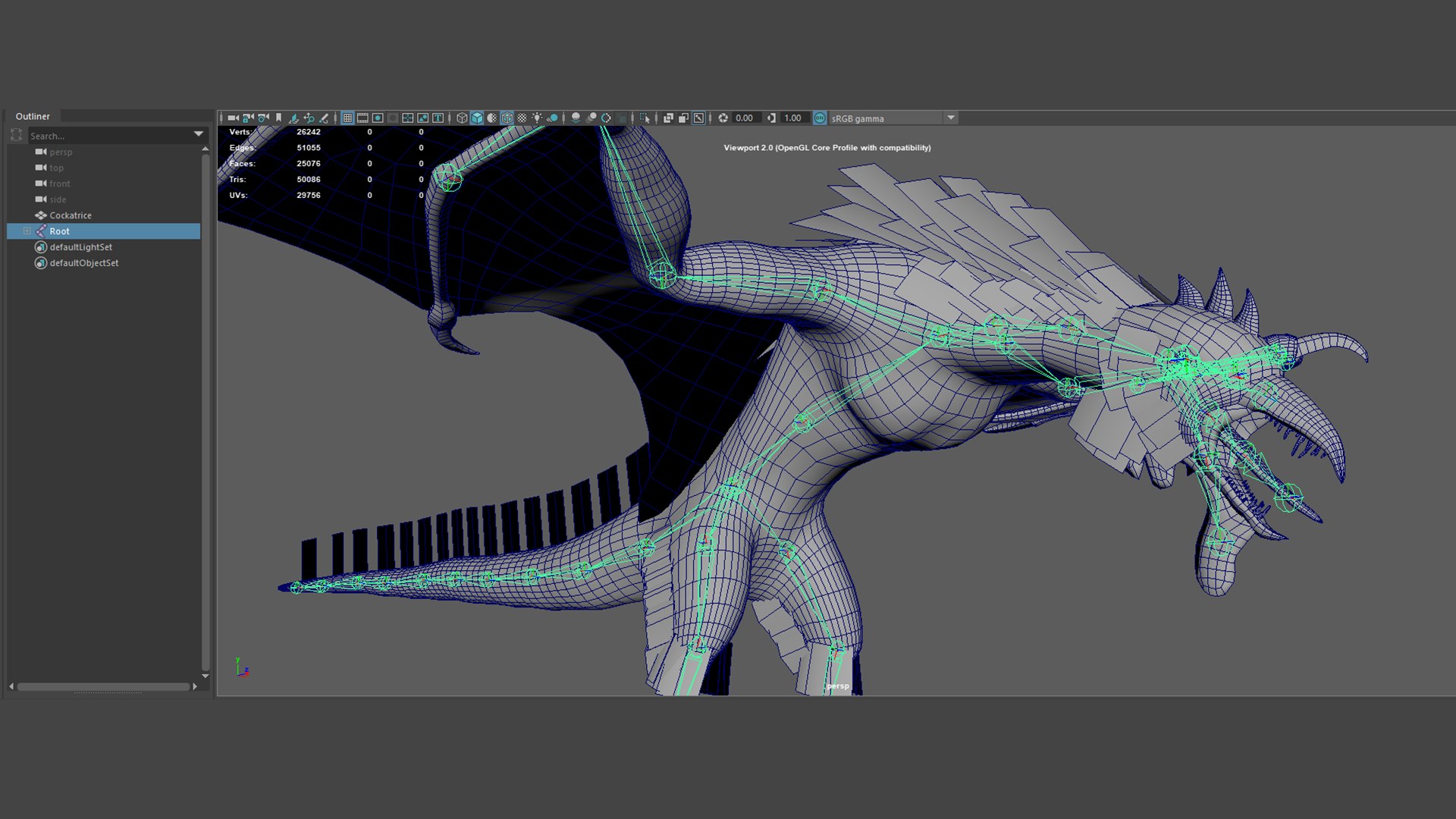 Cockatrice 3D model - TurboSquid 1722674