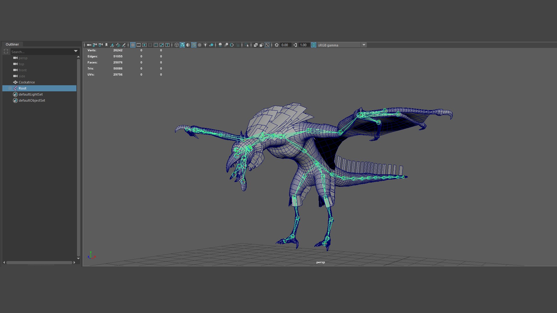 Cockatrice 3D model - TurboSquid 1722674