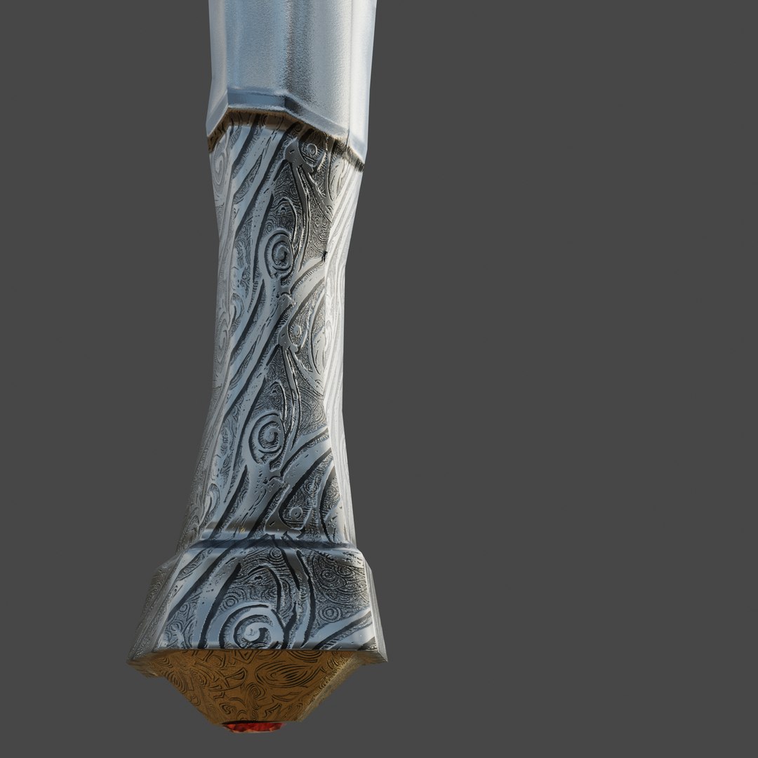 3D War Mace RockWail LowPoly - TurboSquid 1963952