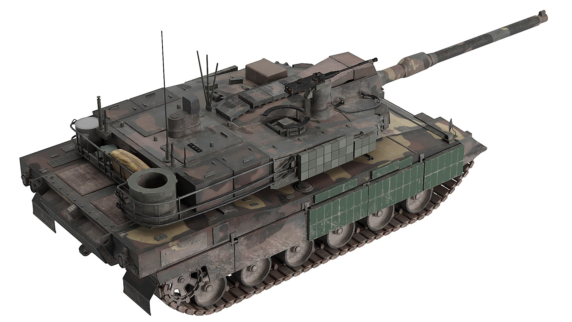 K2 Black Panther Korea Tank 3D - TurboSquid 2386621