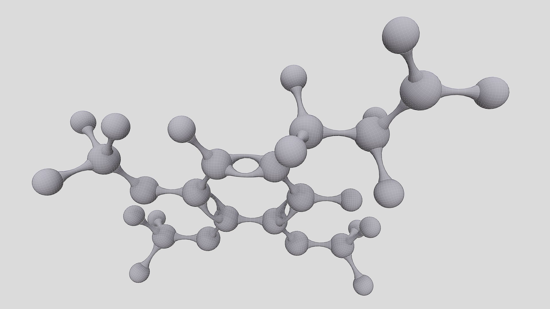 3D Mescaline Molecule With PBR 4K 8K - TurboSquid 1944527