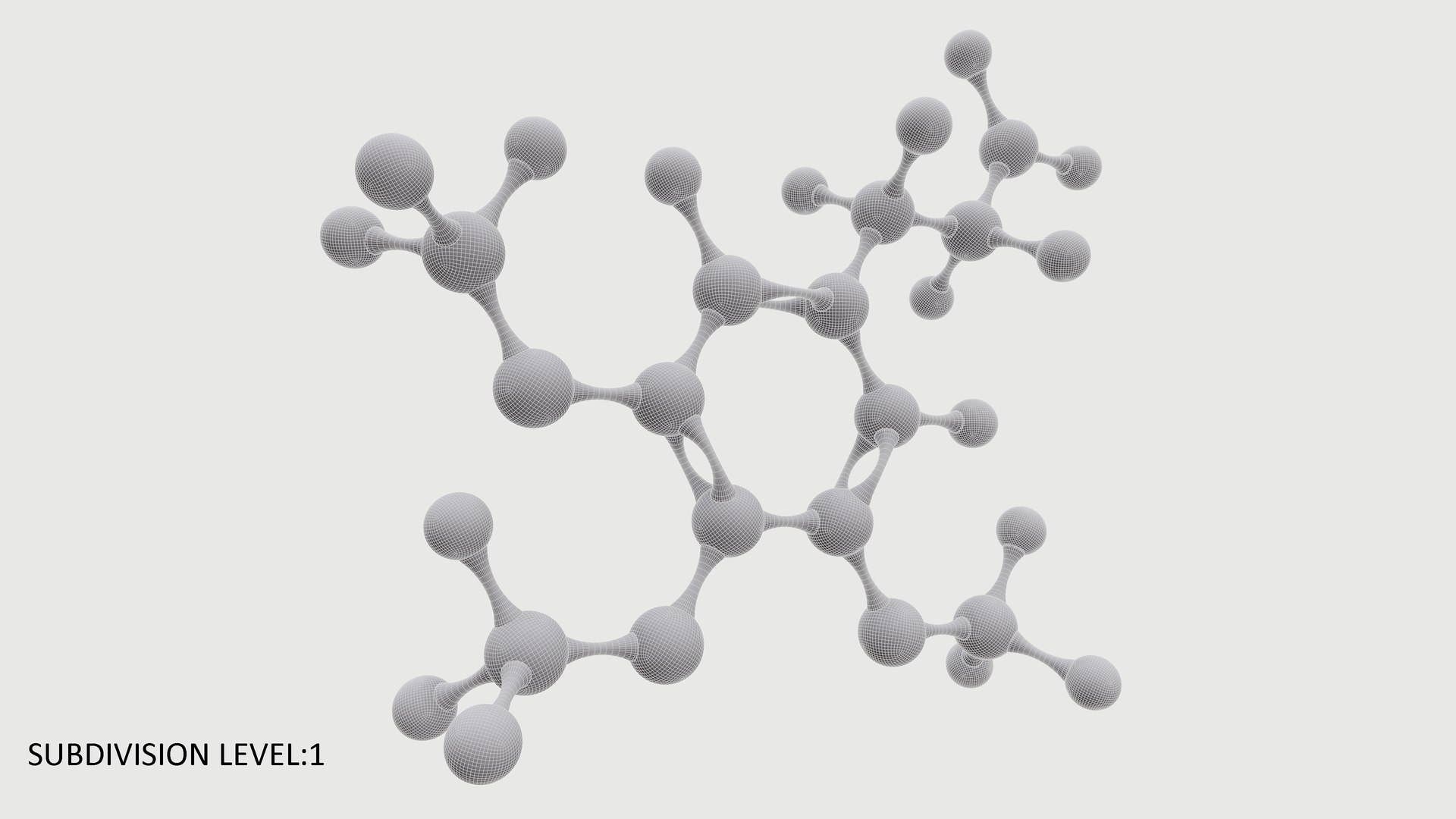 3D Mescaline Molecule With PBR 4K 8K - TurboSquid 1944527