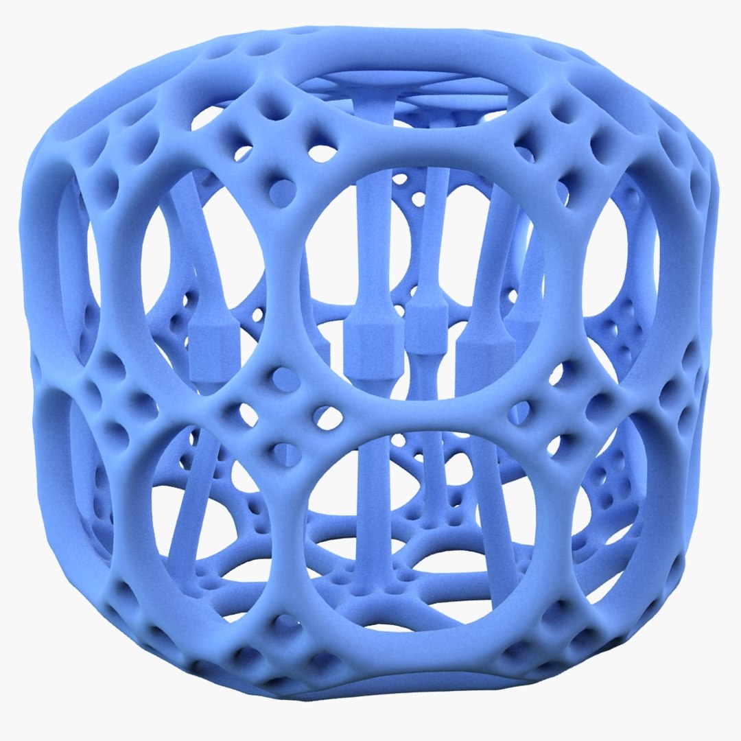 complex shape 3d obj